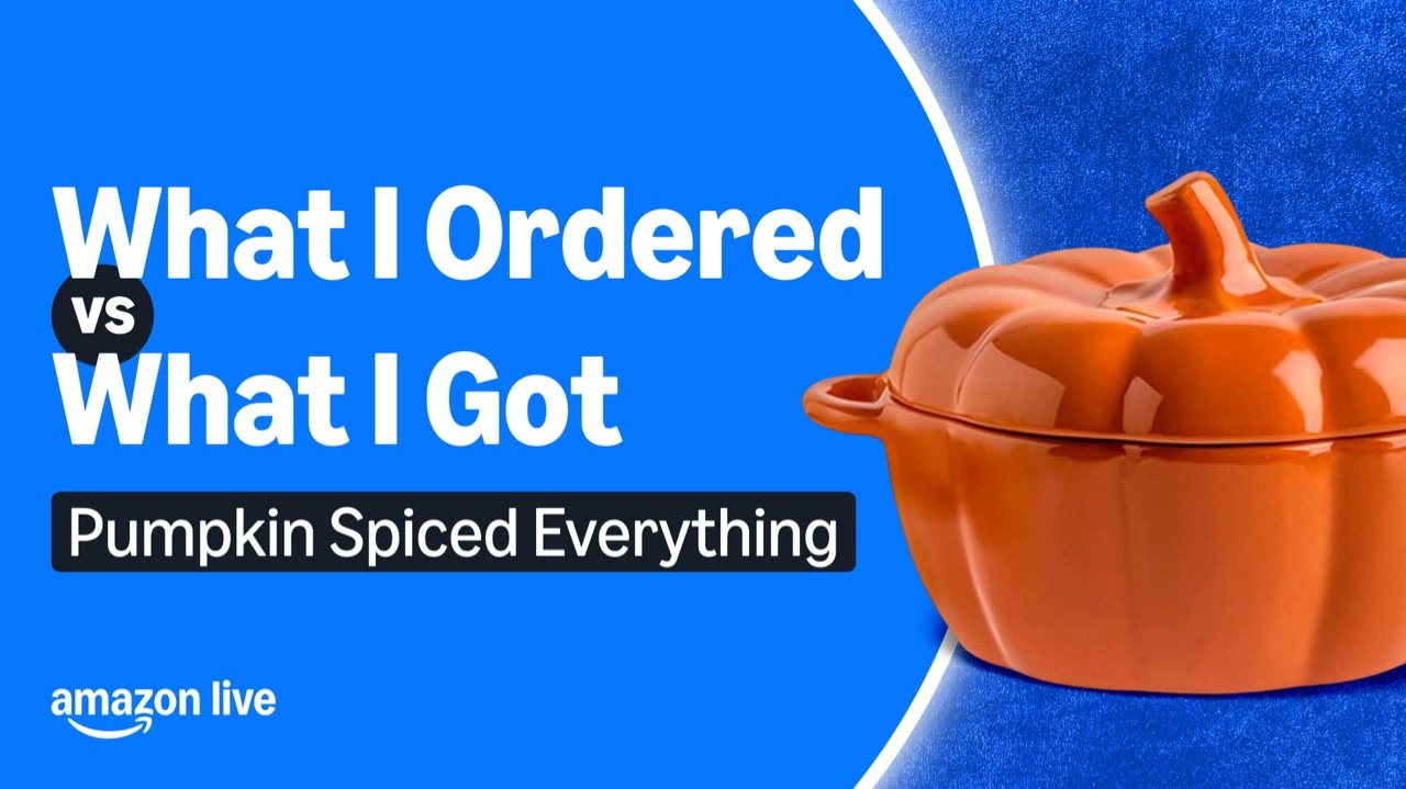 Watch What I Ordered vs What I Got& Pumpkin Spiced Everything on Amazon ...
