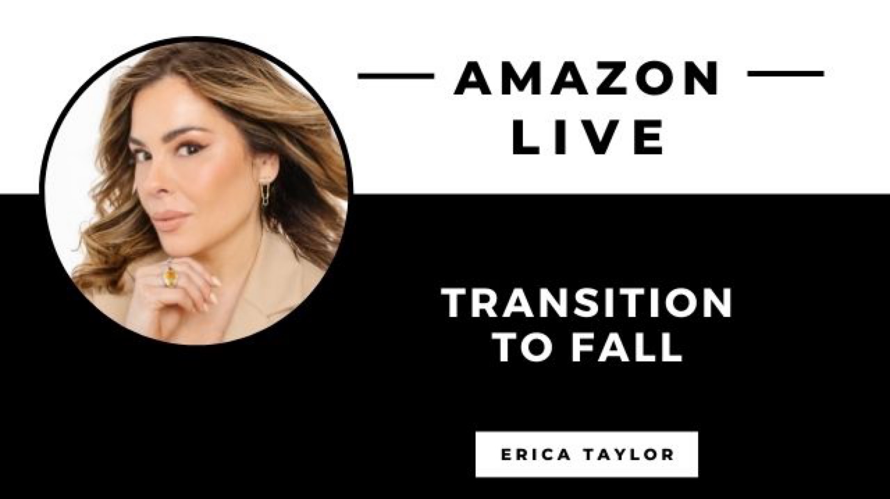 Watch the latest from Erica Taylor on Amazon Live