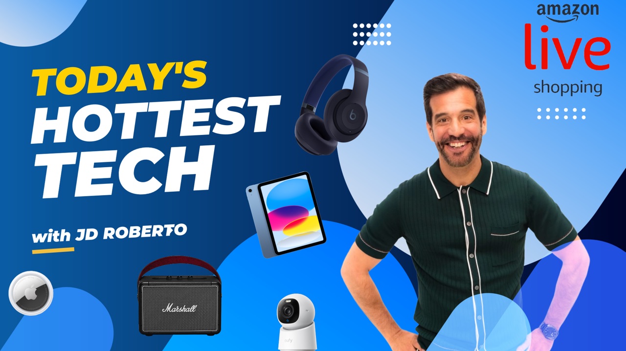 Watch Today’s Hottest Tech on Amazon Live