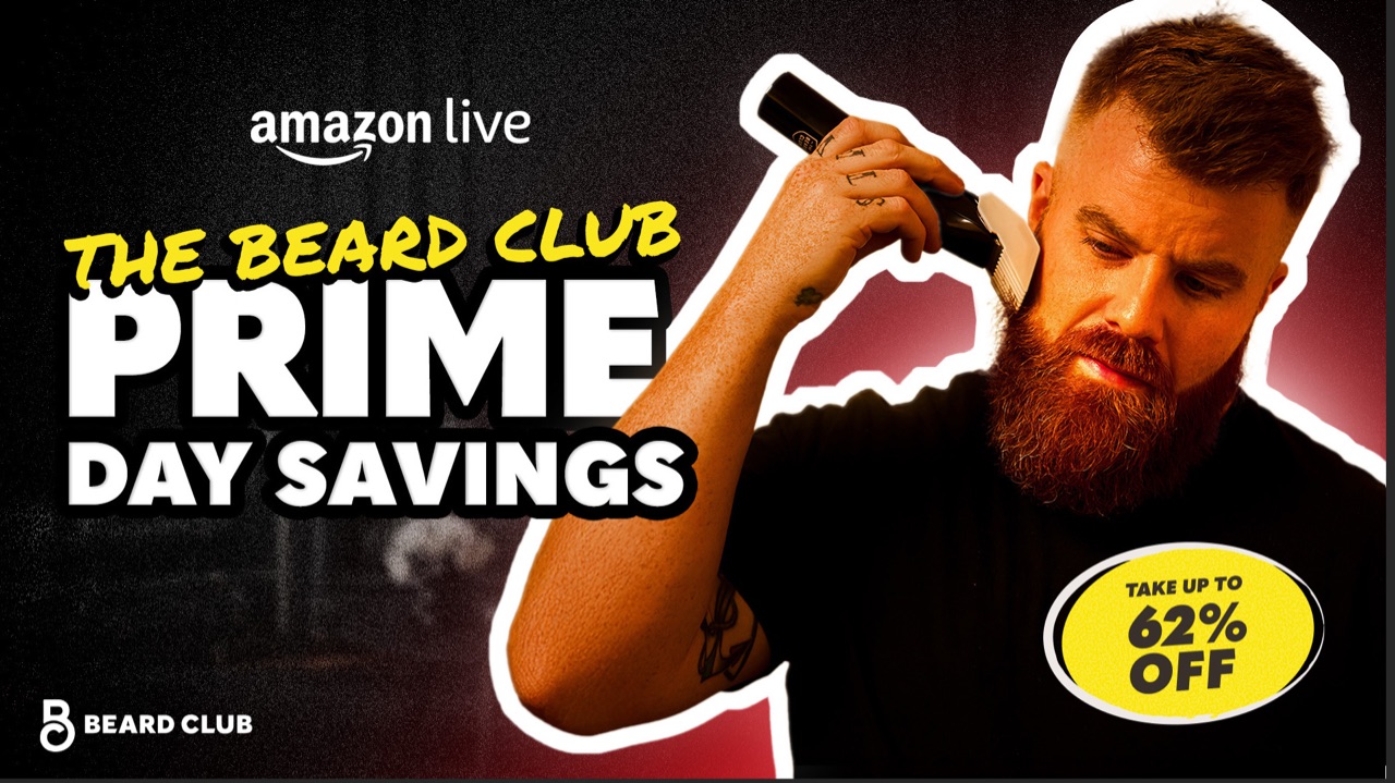 Watch Prime Day Deals Q&A with The Beard Club 🧔‍♂️ on Amazon Live