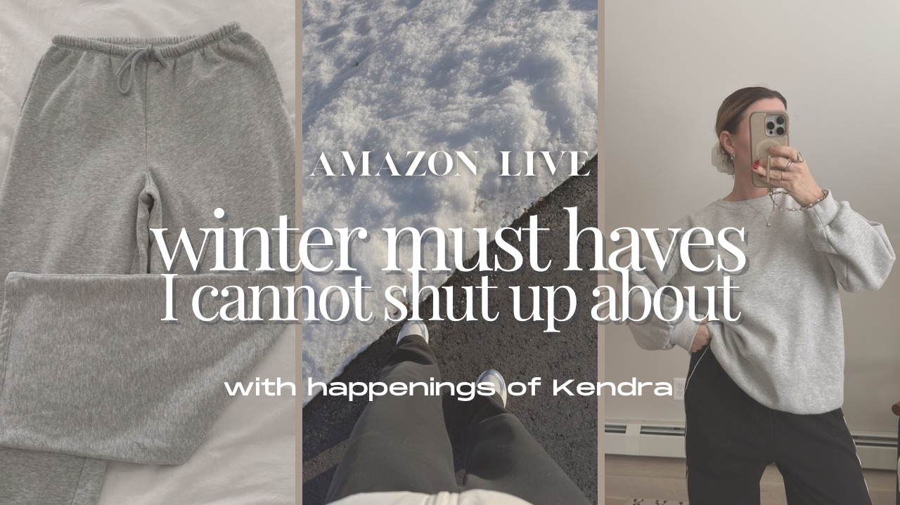 Watch the latest from Happenings of Kendra on Amazon Live
