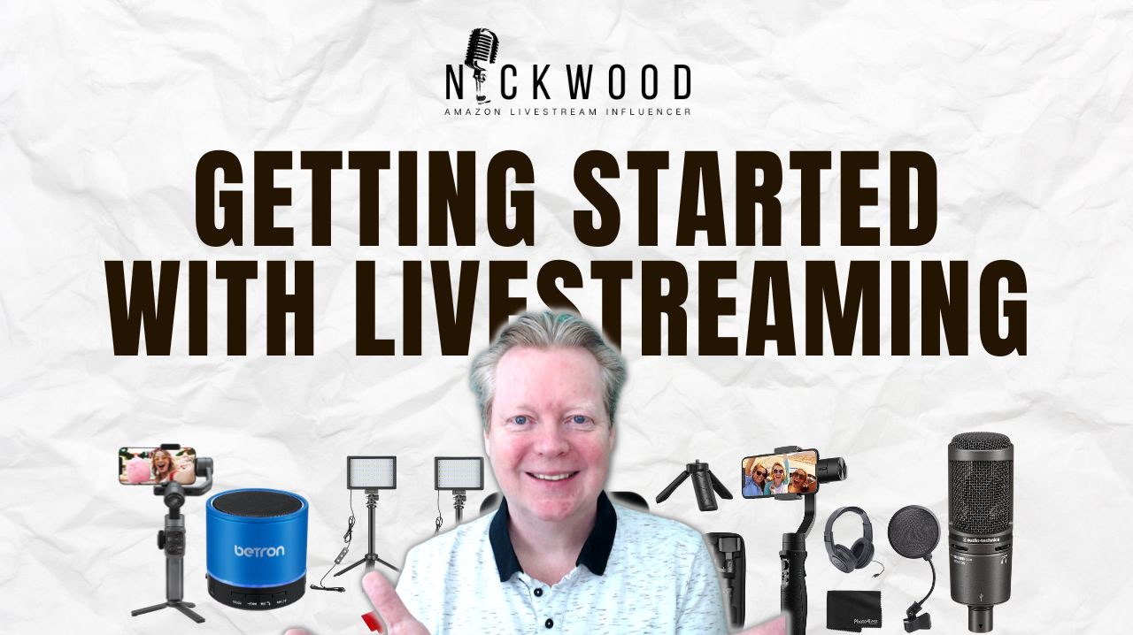 Watch the latest from Nick Wood on Amazon Live