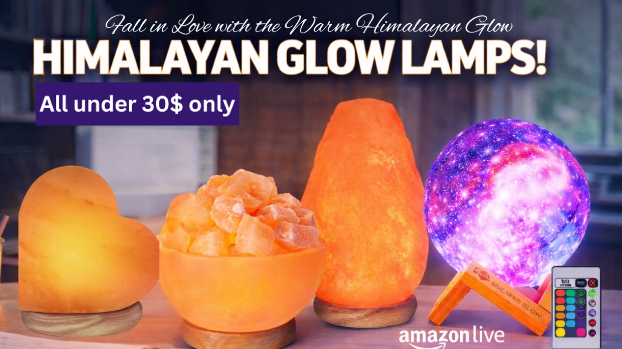 Watch “Instant Cozy Vibes – Himalayan Glow Lamps Under $30!” on Amazon Live