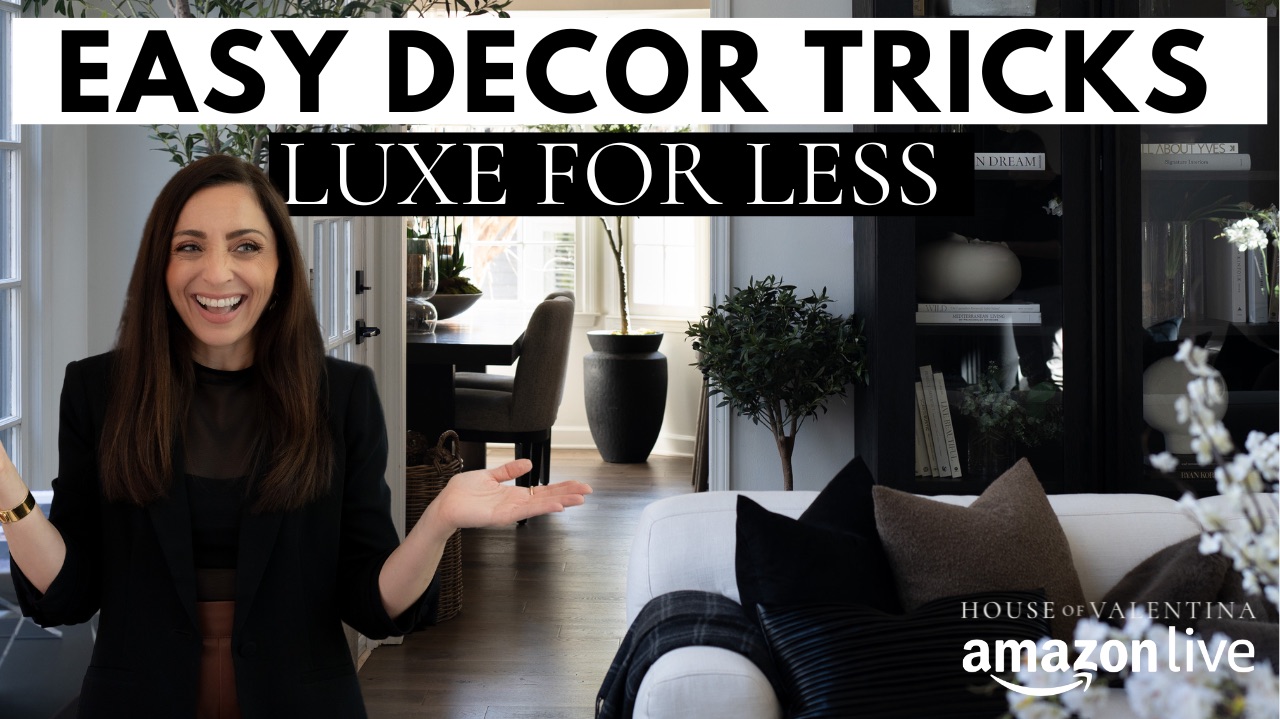 Watch Easy Home Decor Tricks on Amazon Live
