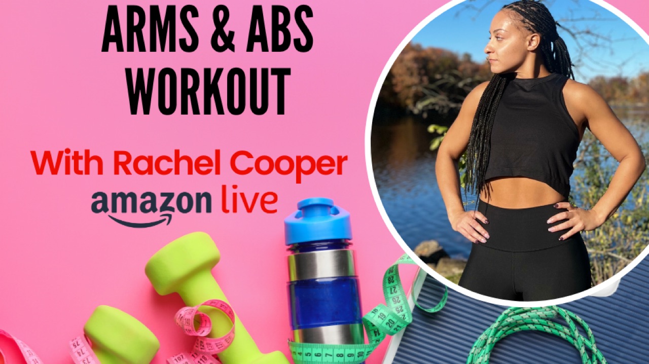 Watch ARMS & ABS WORKOUT on Amazon Live