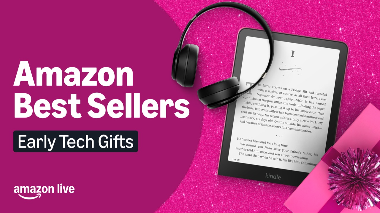 Watch Amazon Best Sellers& Early Tech Gifts on Amazon Live