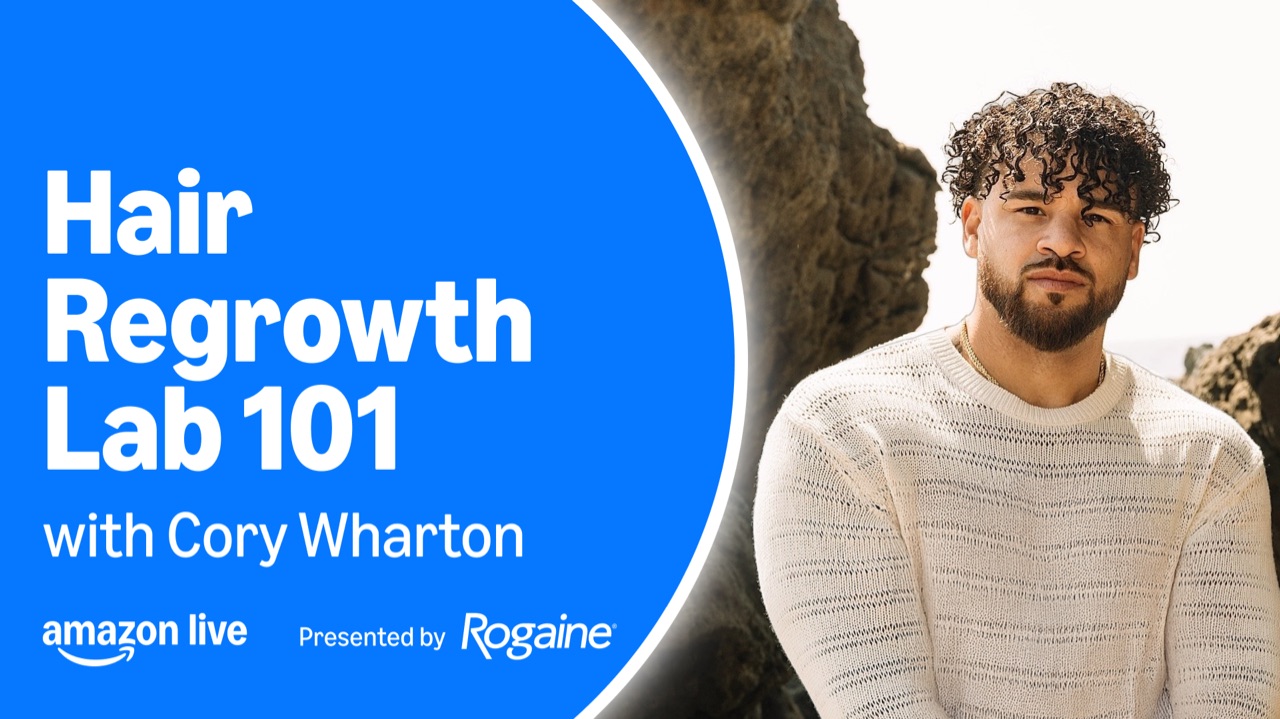 Watch Hair Regrowth Lab 101 Presented by Rogaine on Amazon Live