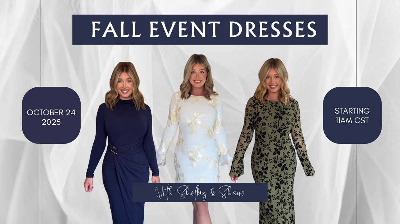 Watch Fall Event Dresses on Amazon Live