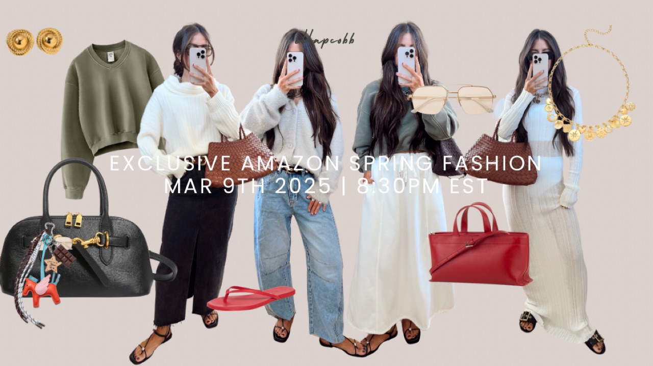 Watch SPRING TRANSITIONAL OUTFITS | ELLAPCOBB on Amazon Live