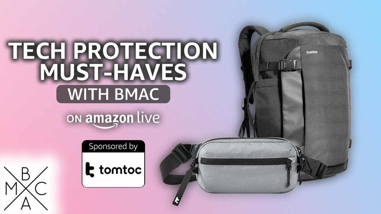 Watch tomtoc& Tech Protection MUST HAVES! on Amazon Live