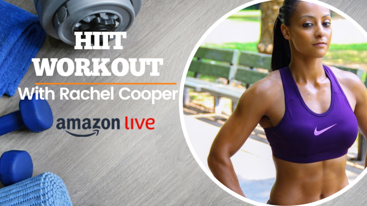 Watch HIIT WORKOUT & Giveaways on Amazon Live