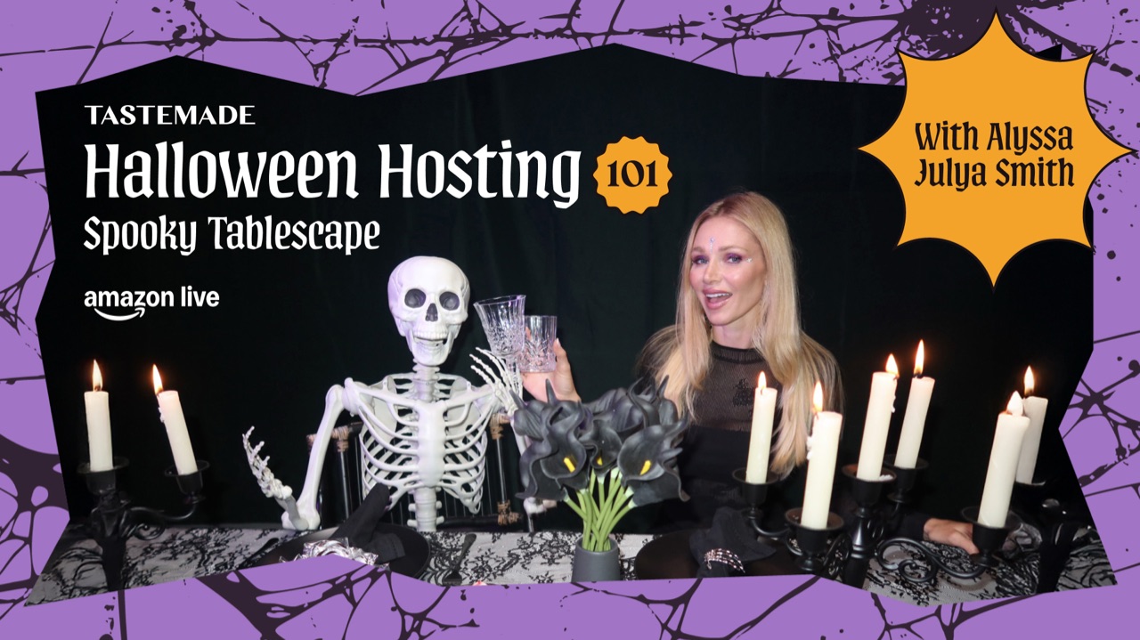 Watch Halloween Hosting 101& Spooky Tablescape on Amazon Live