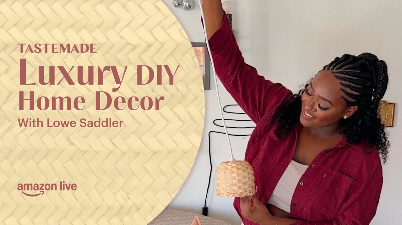 Watch Luxury DIY Home Decor on Amazon Live