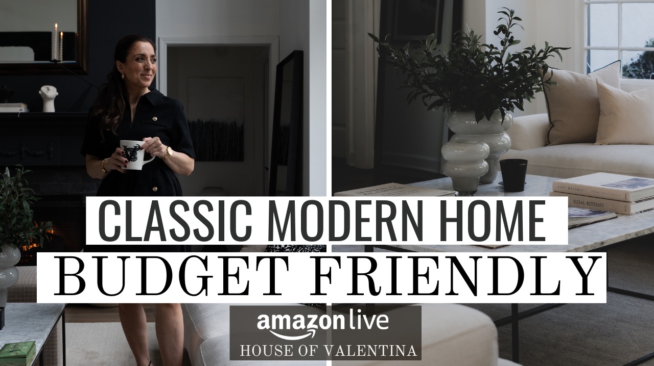 Watch Classic Modern Home & Budget Friendly on Amazon Live