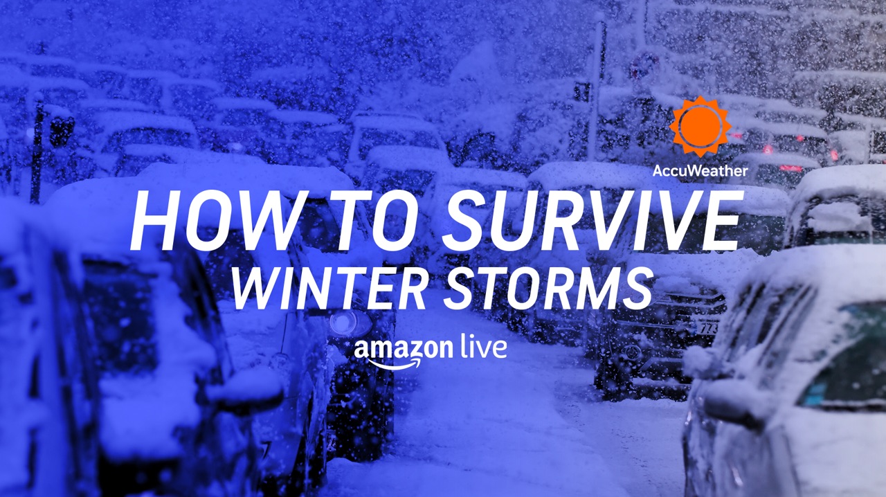 Watch the latest from AccuWeather on Amazon Live