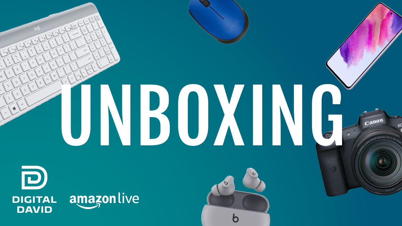 Watch Unboxing Recent Tech Finds on Amazon Live