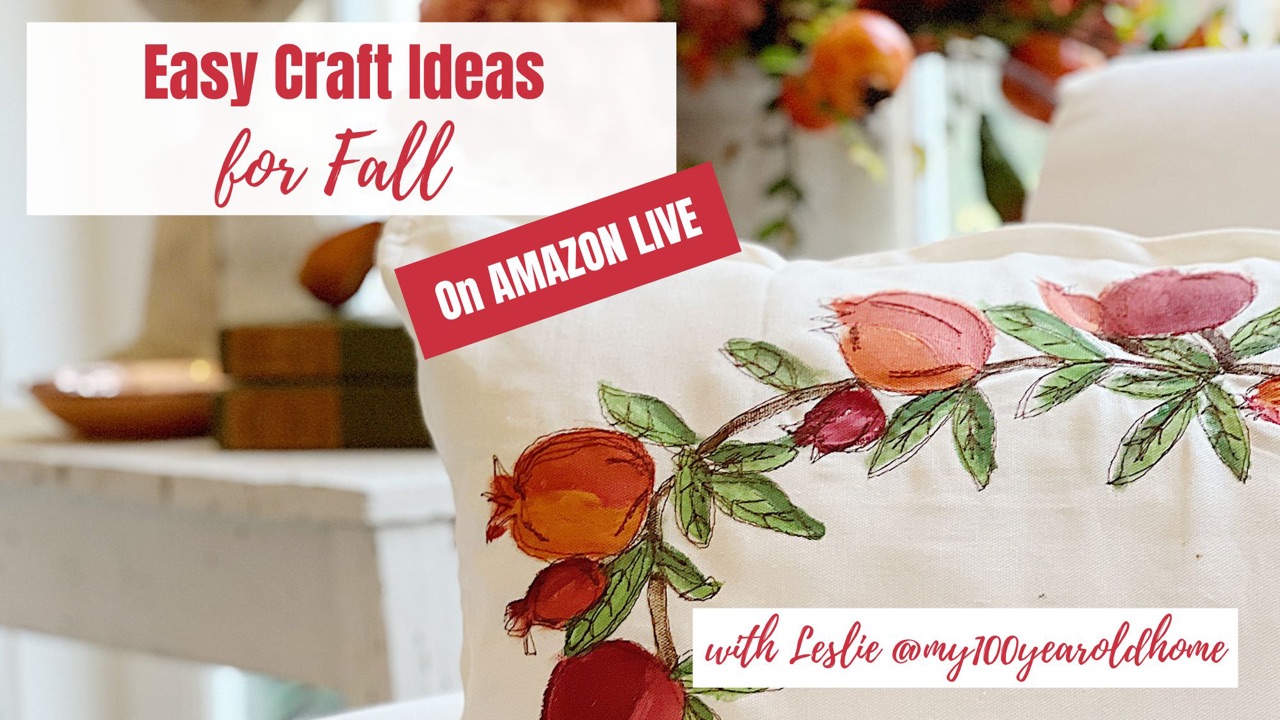 Watch Easy Craft Ideas for Fall on Amazon Live
