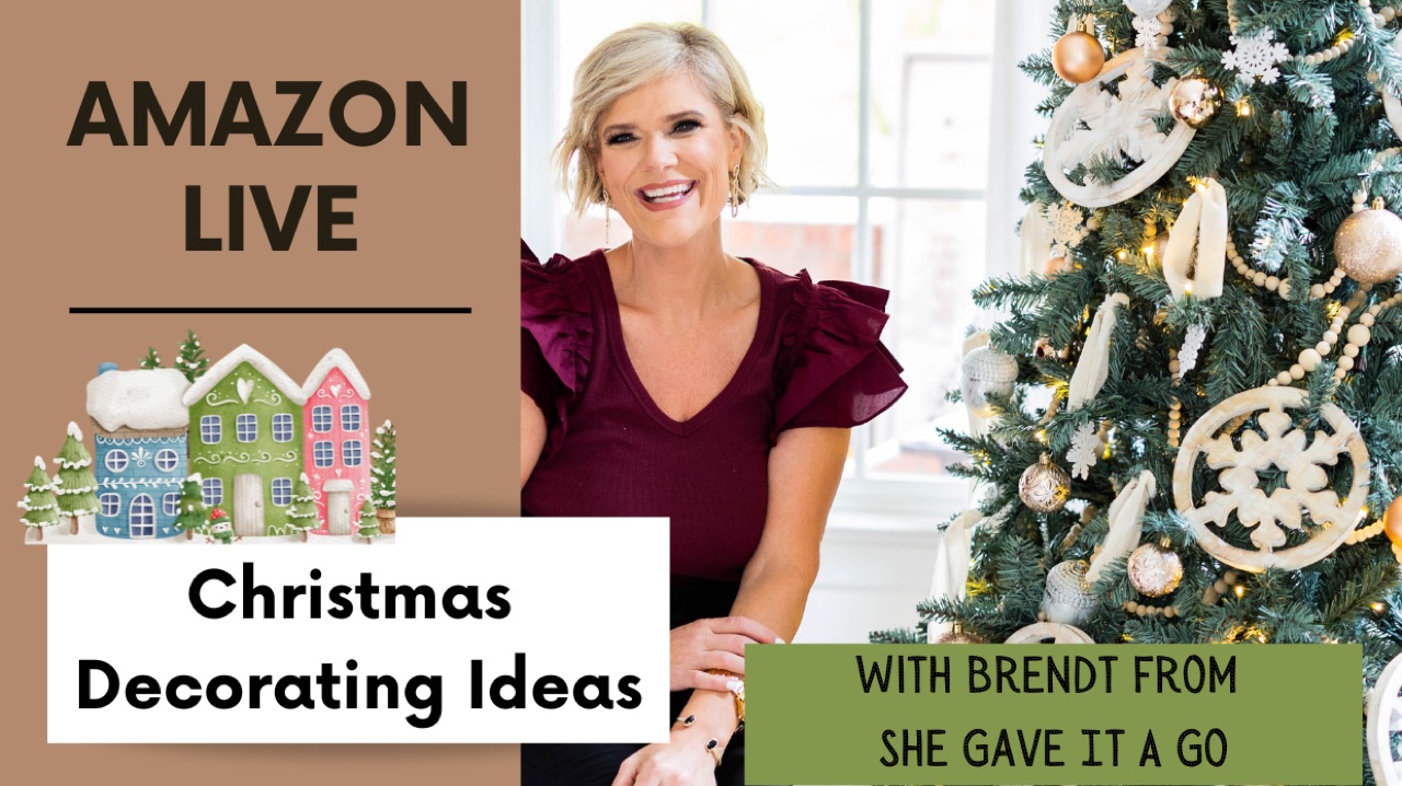 Watch Christmas Decorating Ideas on Amazon Live