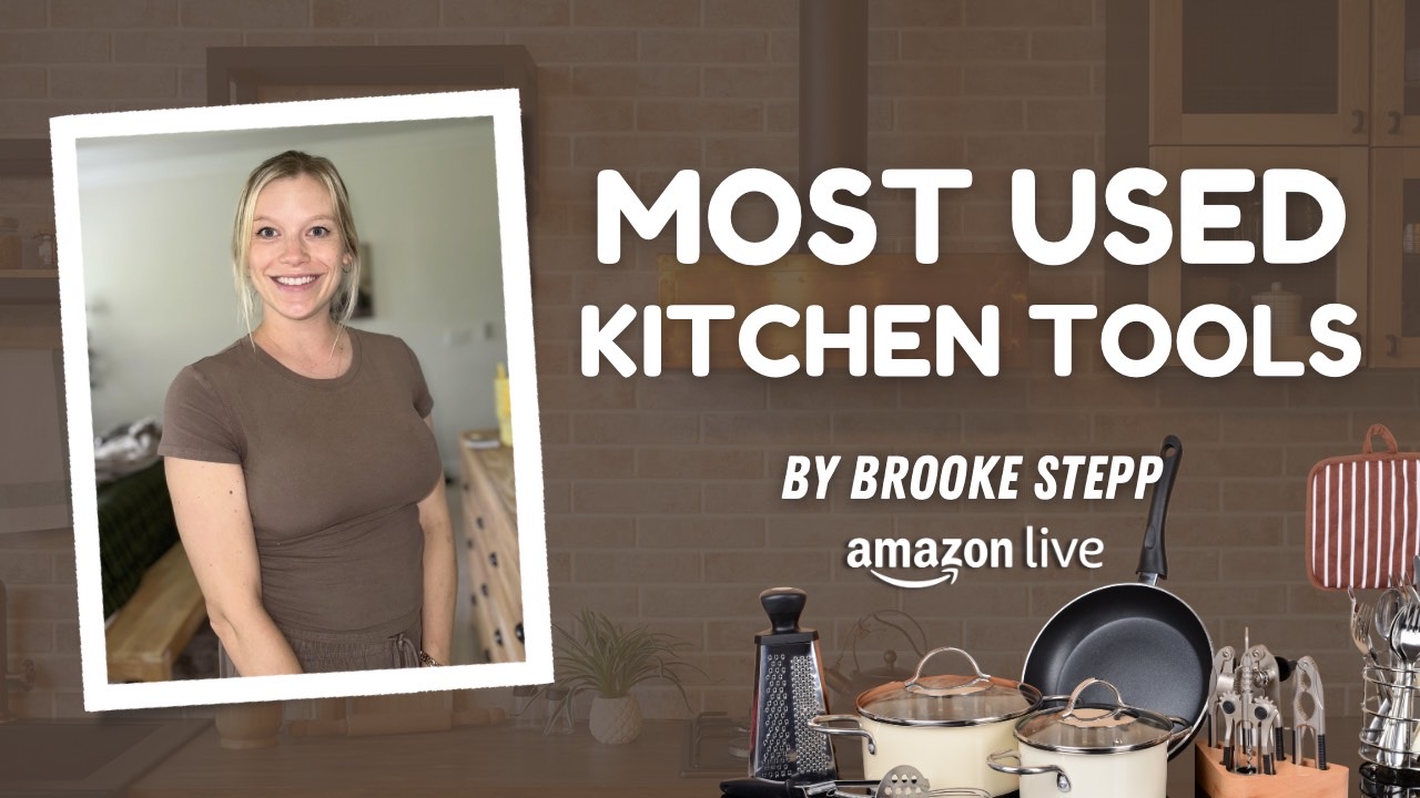 Watch Most used kitchen items on Amazon Live