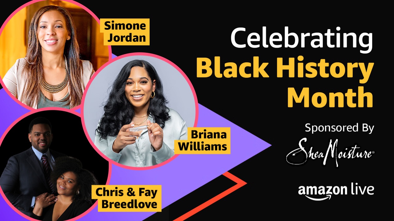 Watch Celebrating Black History Month on Amazon Live