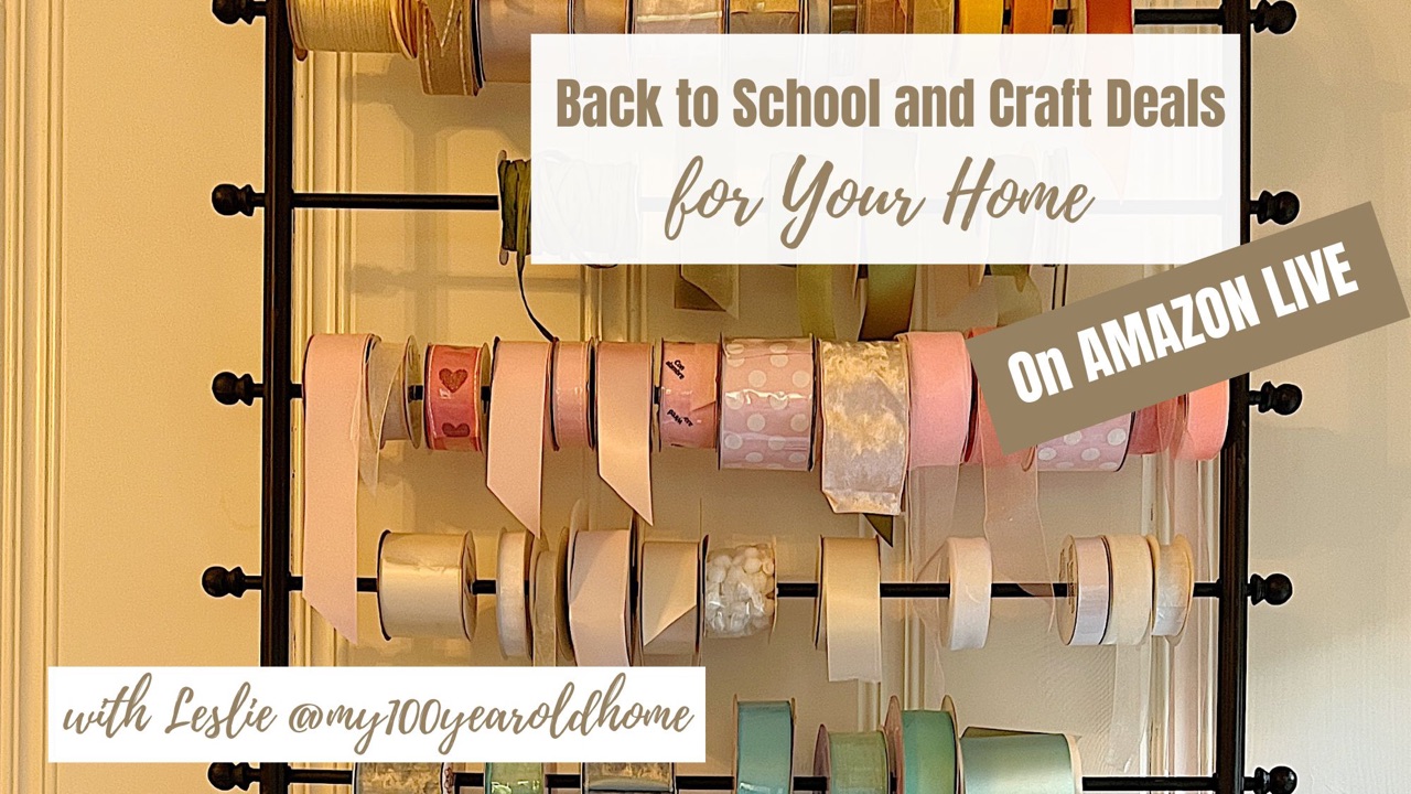 Watch Back to School and Craft Ideas for Your Home on Amazon Live
