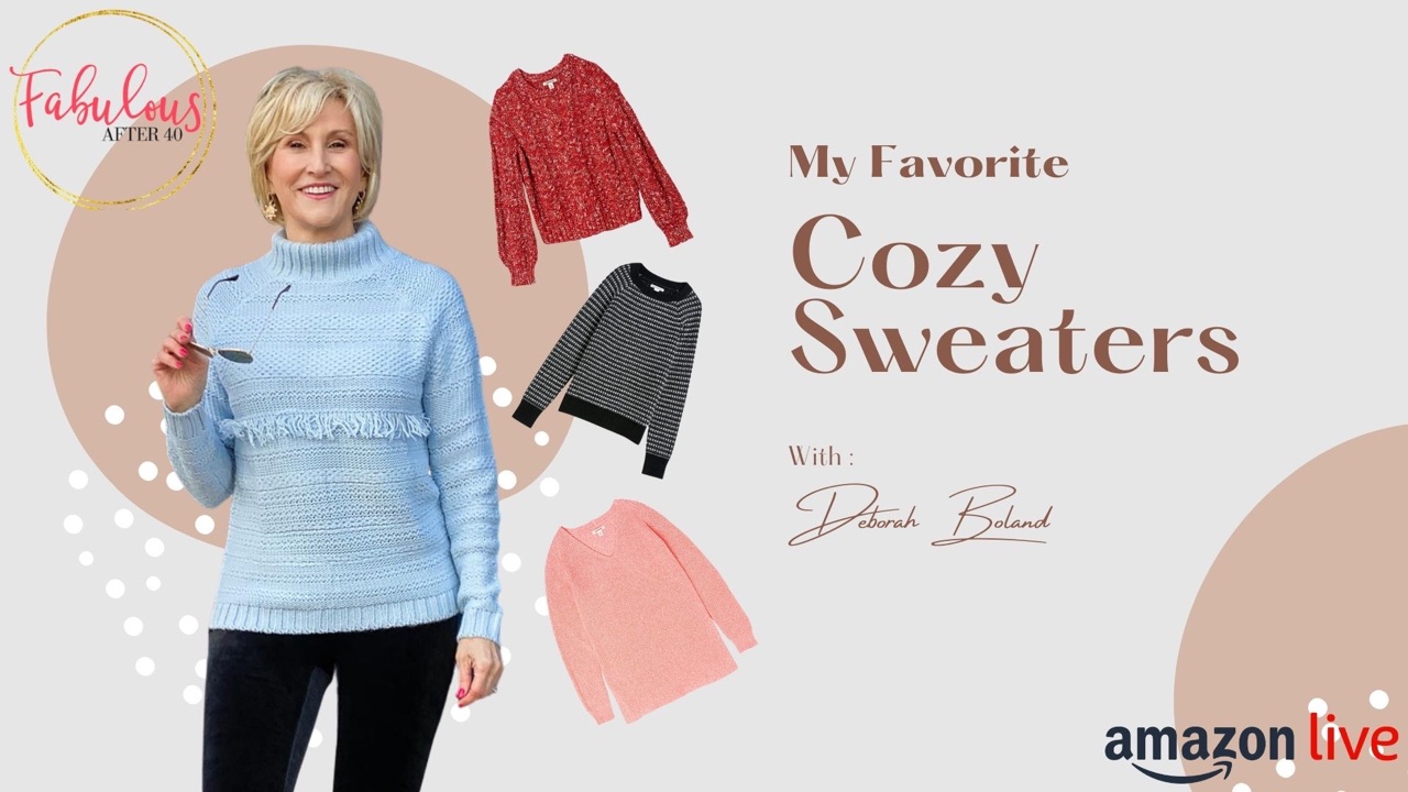 Watch My Favorite Cozy Sweaters on Amazon Live