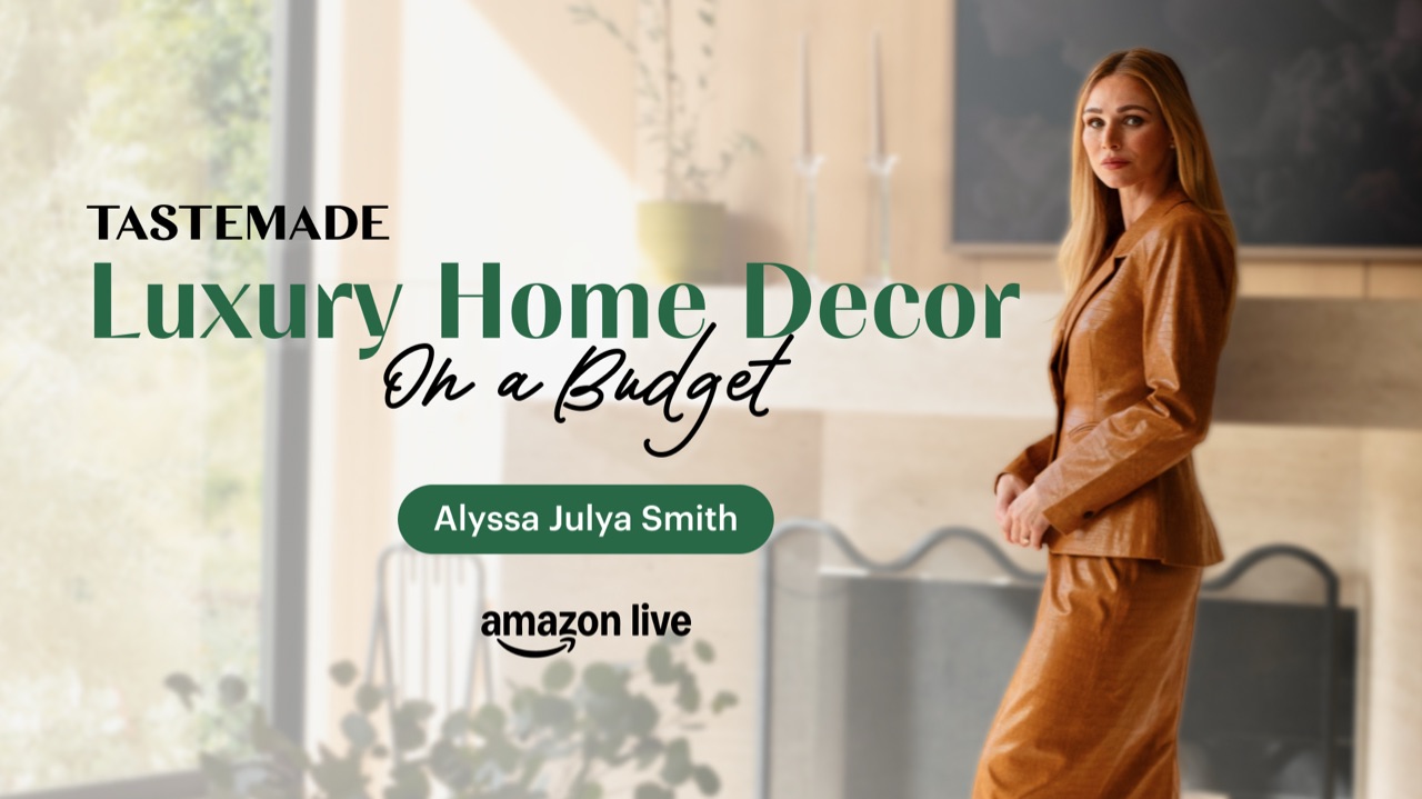 Watch Luxury Home Decor on a Budget on Amazon Live