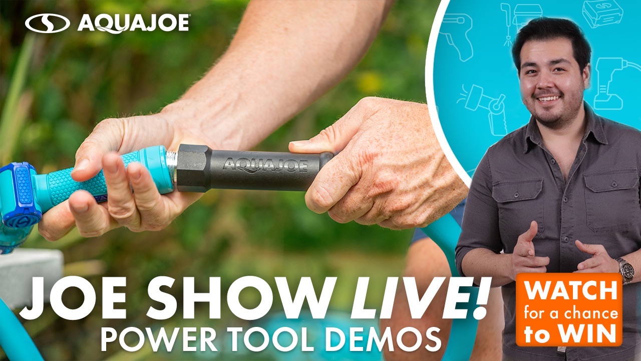 Watch Summer Morning Tool Deals with Sun Joe! on Amazon Live
