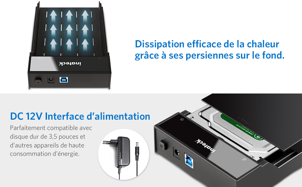[Docking Station USB 3.0 8To] Inateck Dock Disque Dur SSD Externe ...