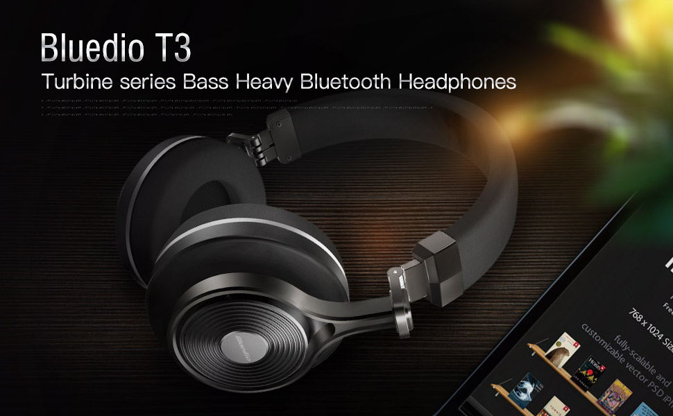 Bluedio T3 Extra Bass Wireless Bluetooth 4.1 Stereo: Amazon.co.uk ...