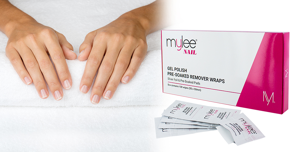 Mylee Professional Salon Gel Polish Remover Pre-Soaked Acetone Pads and ...
