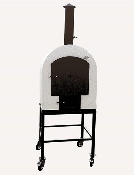 acerto 40374 Steinbackofen für den Garten 70x60cm * Doppelkammer ...