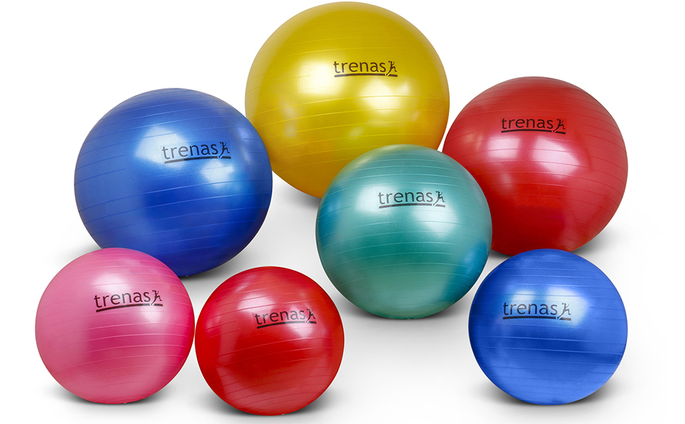 Gymnastikball, Sitzball 45 cm, berstsicher und mit Pumpe: Amazon.de ...