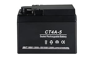 Amazon | 液入バッテリー CT4A-5 (YTR4A-BS/GTR4A-5/FTR4A-BS互換) | バイクバッテリー | 車＆バイク