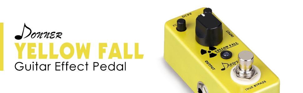 Amazon | Donner Yellow Fall ディレイ ギター エフェクター | ディレイ・リバーブ | 楽器