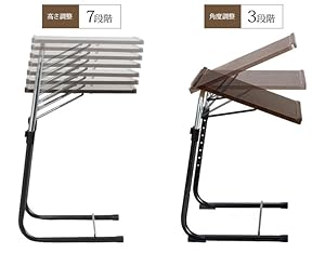 Amazon｜koeki フォールディングサイドテーブル ブラウン FLS-1(BR)｜サイドテーブル オンライン通販