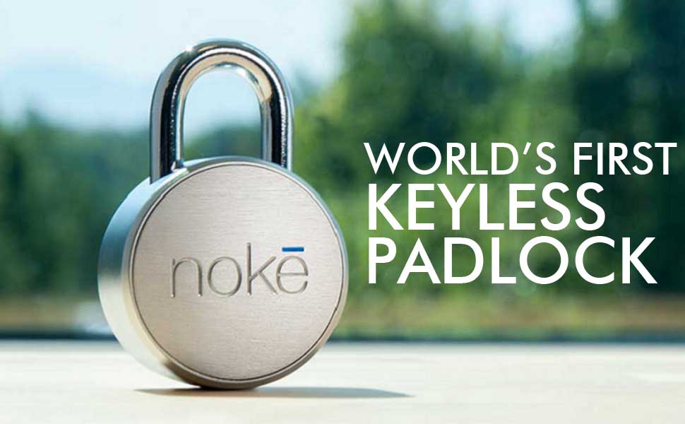 Noke World's First Smart Lock with Keyless Bluetooth Mobile Padlock ...