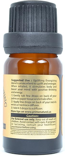Amazon.com: Uplifting Energizing Essential Oil Blend 10ml - 100% ...