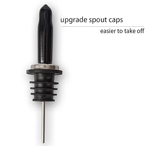 Amazon.com | New Designed Liquor Pour Spouts Covers- 10 Pcs Plastic ...