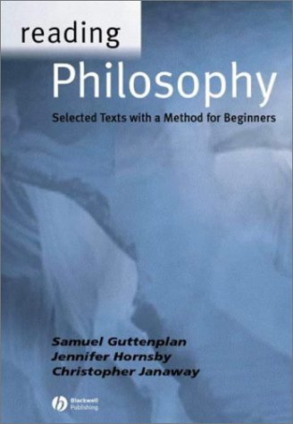 Reading Philosophy: Selected Texts with a Method for Beginners by ...