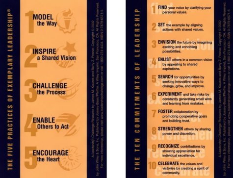 The Leadership Challenge Card: Side A: The Ten Commitments of ...