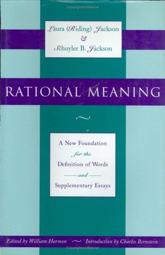 Rational Meaning: A New Foundation for the Definition of Words and ...
