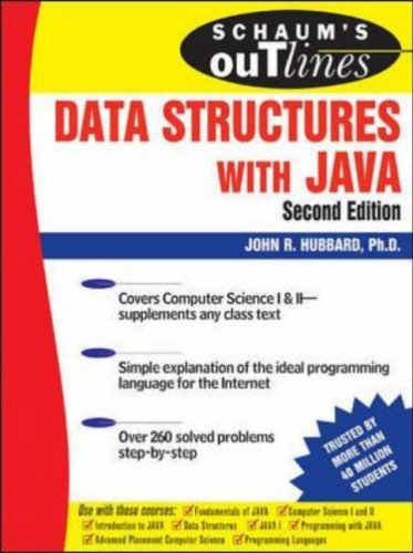 Schaum's Outline sof Data Structures with Java by John R. Hubbard | Goodreads