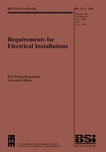 Requirements for Electrical Installations: IEE Wiring Regulations ...