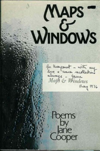 Maps & Windows: Poems by Jane Cooper | Goodreads