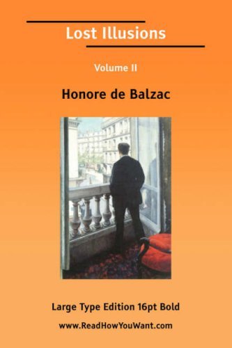 Lost Illusions Volume II by Honoré de Balzac | Goodreads