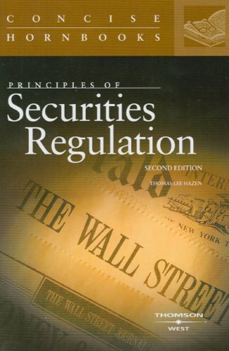 Principles of Securities Regulation by Thomas Lee Hazen | Goodreads