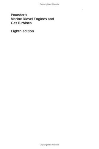 Pounder's Marine Diesel Engines and Gas Turbines by Doug Woodyard ...