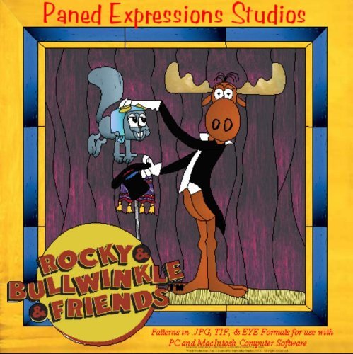 Stained Glass Pattern Collection - Rocky & Bullwinkle & Friends by ...
