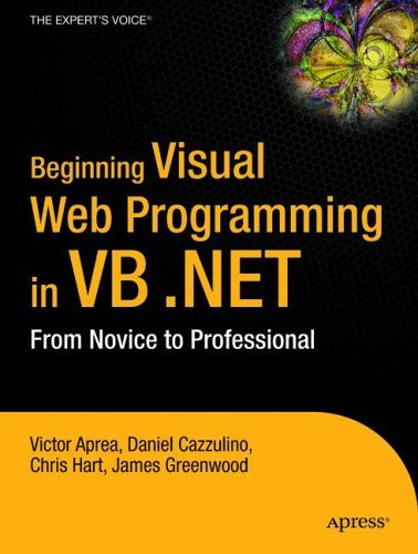 Beginning Visual Web Programming In Vb Net From Novice To